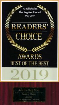 Ask the Bug Man | (541) 729-8629 | Eugene, Oregon